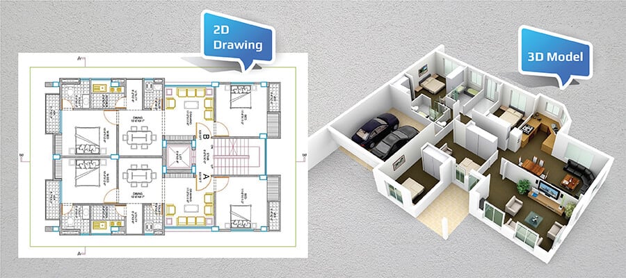 2D/3D Layouts - Makan Design